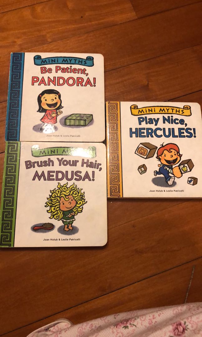 Mini Myths-Pandora,Hercules and Medusa, 興趣及遊戲, 書本 & 文具, 小說 & 故事書 ...