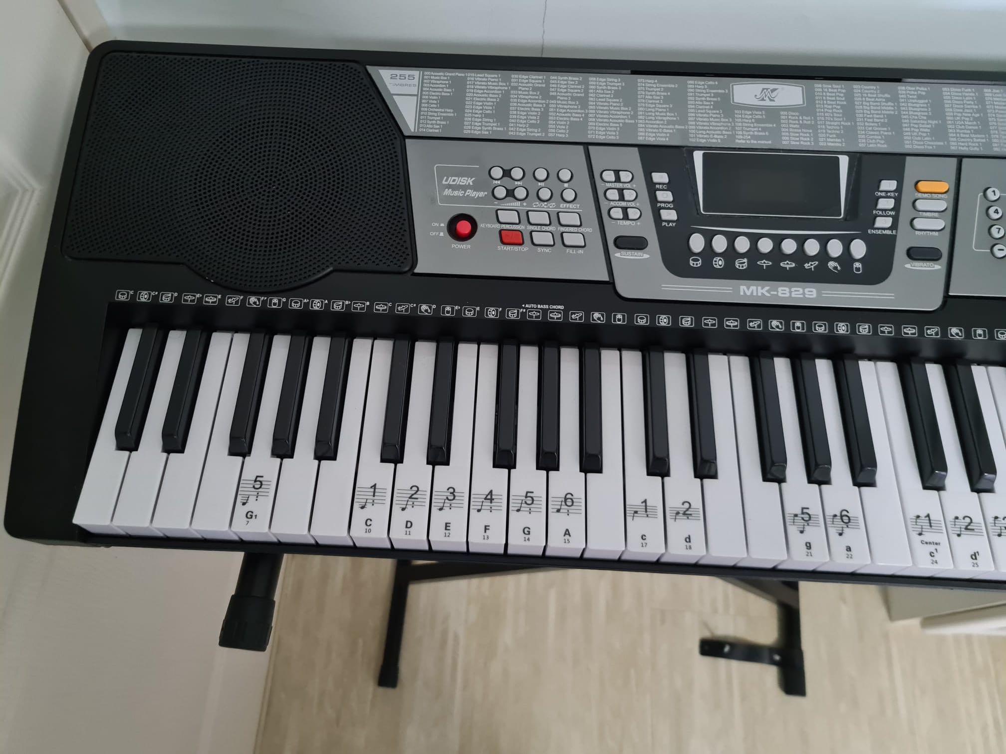 MK 829 Electronic Keyboard , Hobbies & Toys, Music & Media, Musical ...
