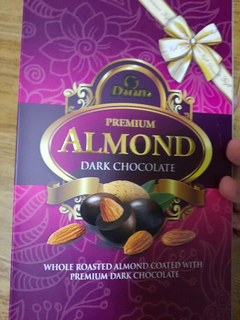 NEW Daiana Premium Almond Dark Chocolate 180g UNOPENED, Food & Drinks ...