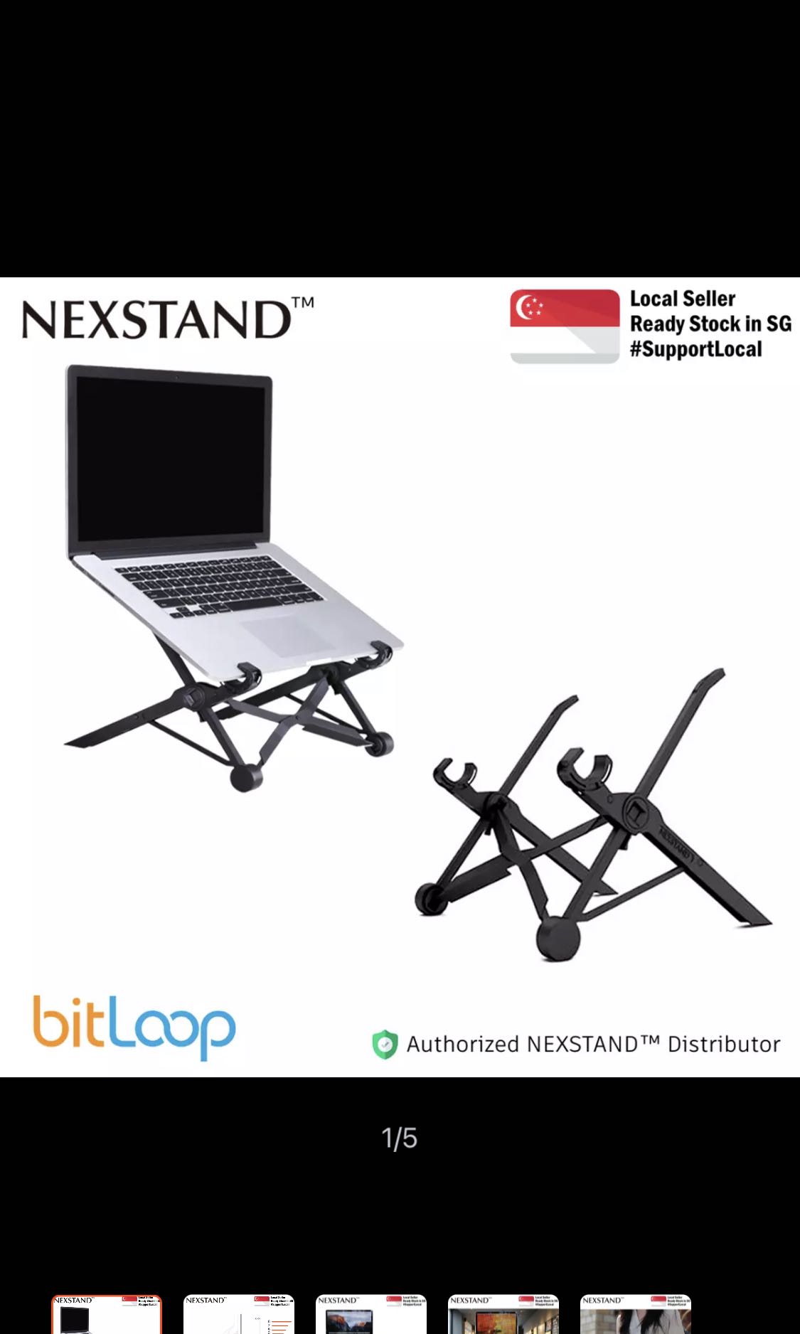 Nexstand K2 Laptop Stand, height adjustable, Computers & Tech, Laptops ...