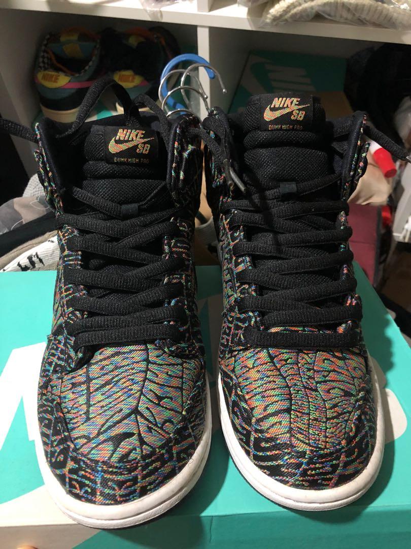 Nike Sb Dunk Psychedelic, Men's Fashion, Footwear, Sneakers on Carousell