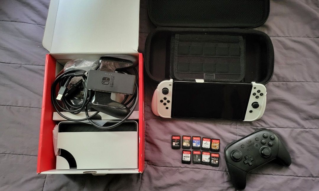 Nintendo Switch Oled Set & Much More!!, Video Gaming, Video Game ...
