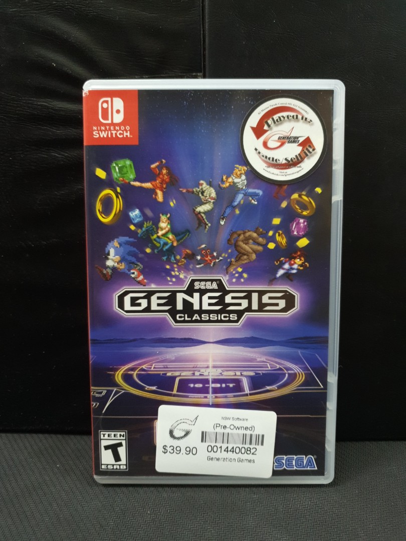 Nintendo Switch Sega Genesis Classics (Used Game), Video Gaming, Video ...