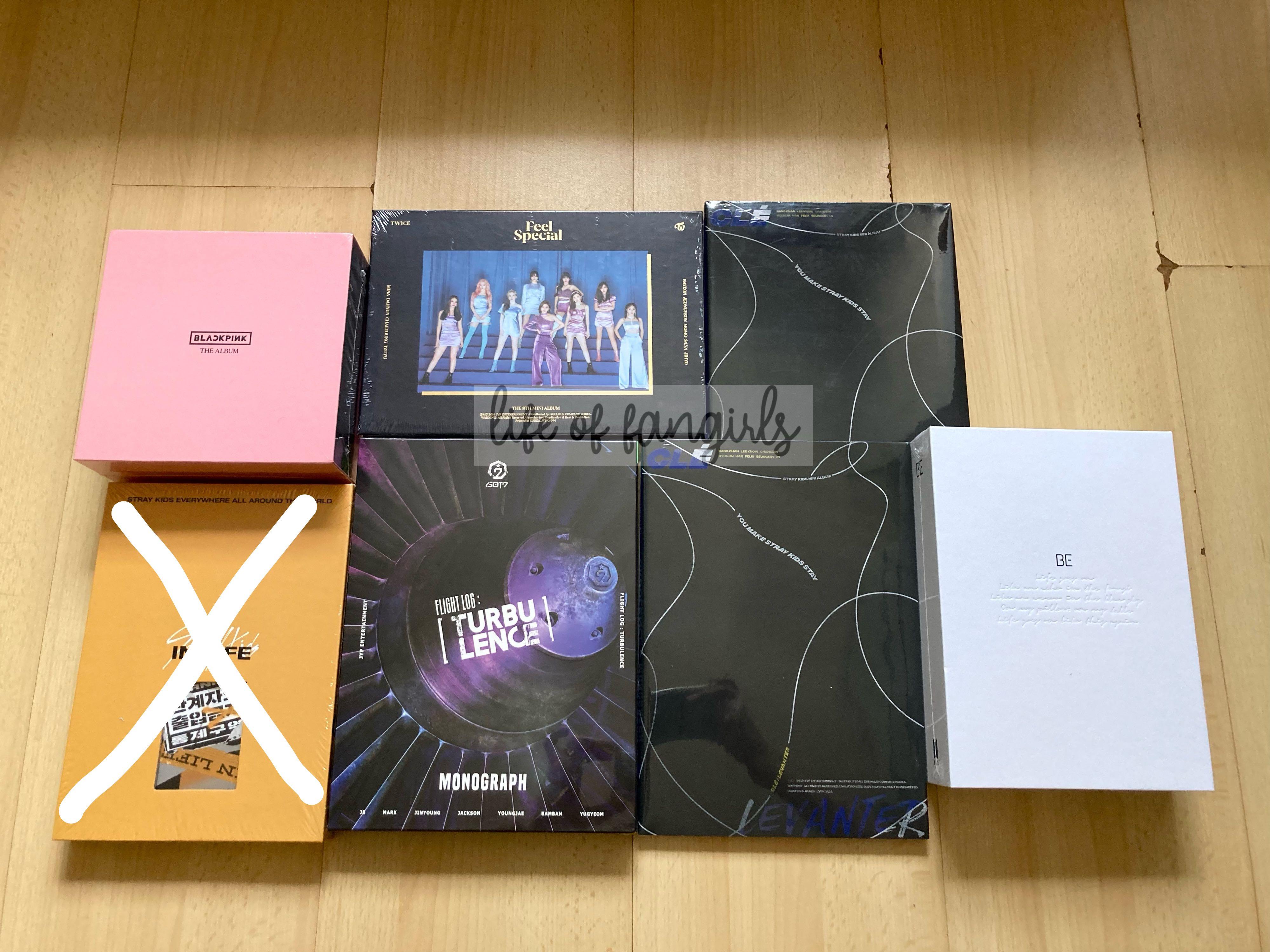 Official Sealed Kpop Albums Blackpink Twice Stray Kids BTS Got7 ...