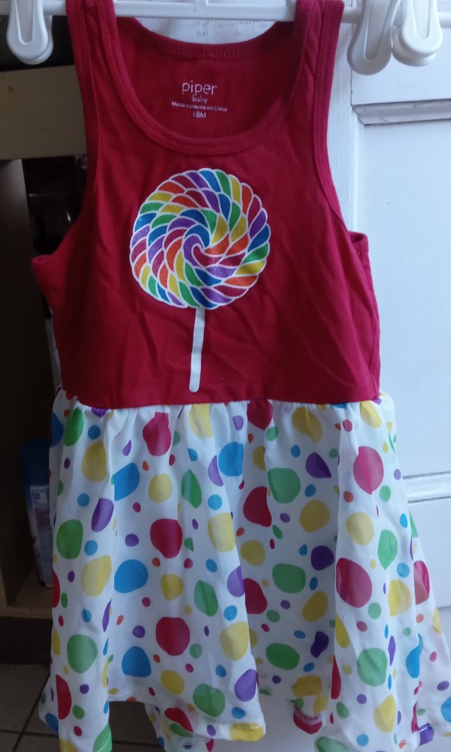Piper candy themed dress, Babies & Kids, Babies & Kids Fashion on Carousell