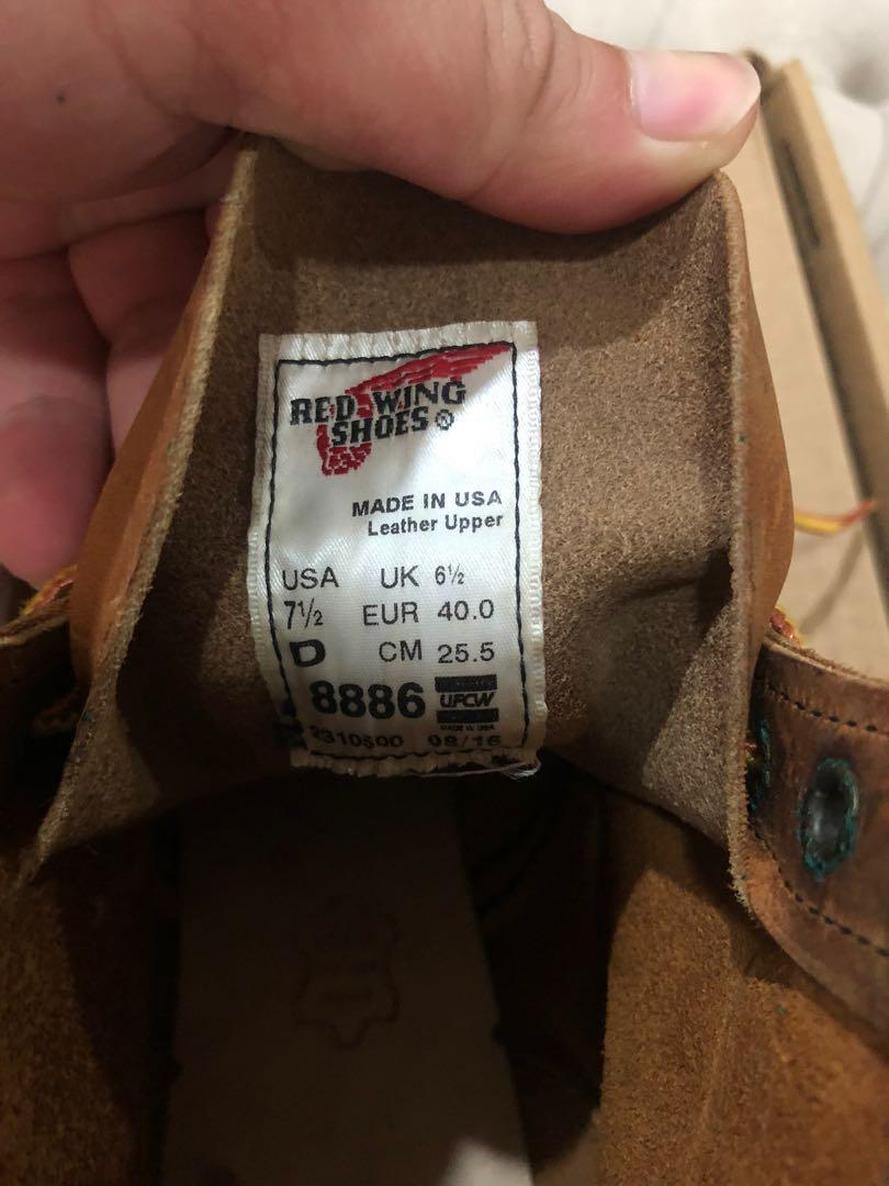 Red Wing 8886, Men's Fashion, Footwear, Boots on Carousell