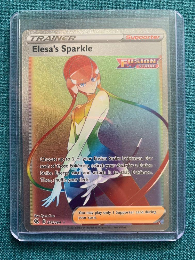 RR Elesa’s Sparkle - Fusion Strike/ VStar, Hobbies & Toys, Toys & Games ...