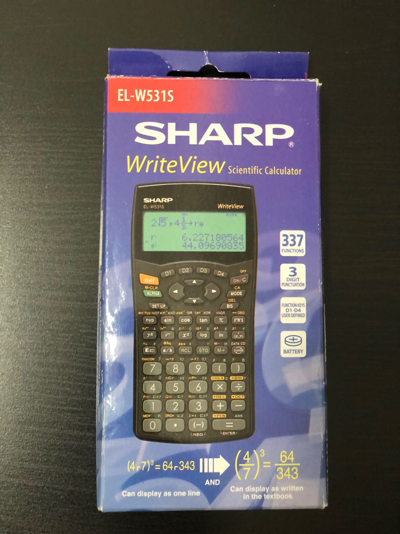 Sharp Scientific Calculator, Computers & Tech, Office & Business ...