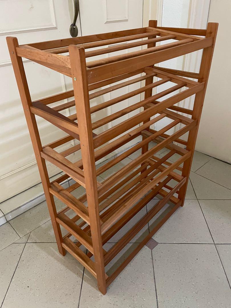 Shoe Rack, 6 slanted layers, Furniture & Home Living, Furniture ...