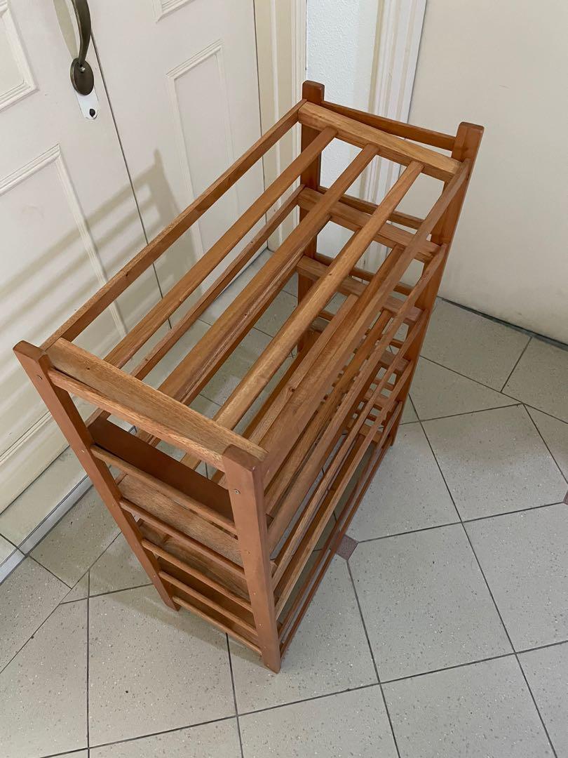 Shoe Rack, 6 slanted layers, Furniture & Home Living, Furniture ...