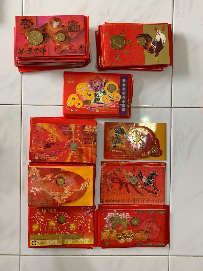 Singapore Uncirculated Coin Set Hongbao Pack, Hobbies & Toys ...