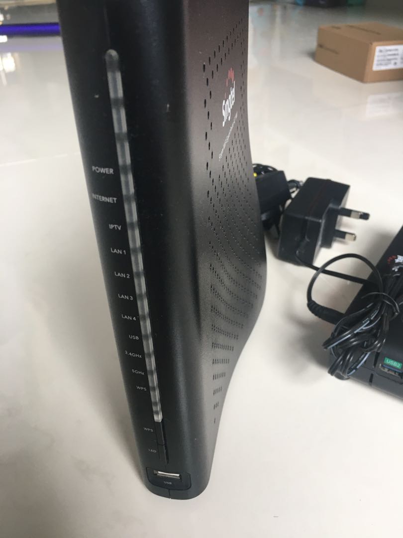 SingTel Router, Computers & Tech, Parts & Accessories, Networking on ...