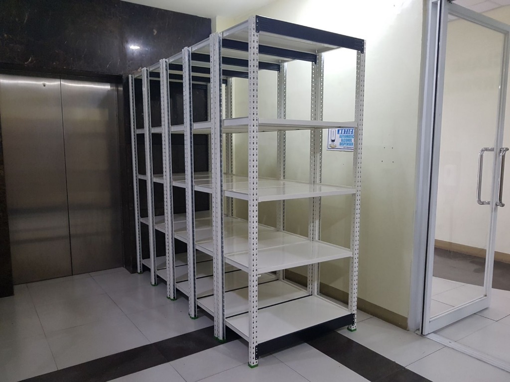 Stockroom Steel Rack Open Shelves adjustable type, Furniture & Home ...