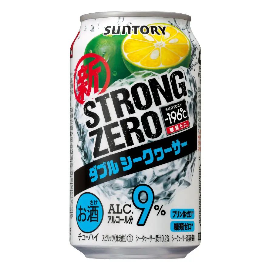 Strong Zero Shekwasha lime Can strongzero seltzer not beer soju 9% ...