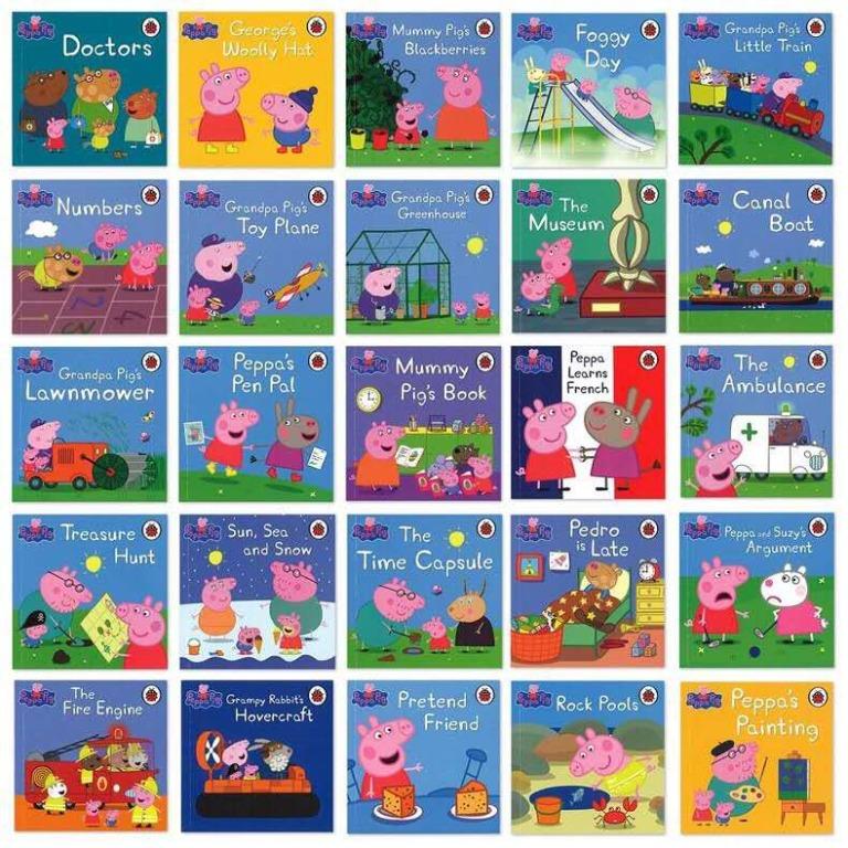The Incredible Peppa Pig Collection Box Set (50 Books), Hobbies & Toys ...