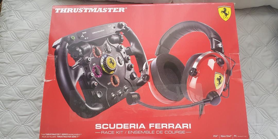 Thrustmaster Racing Scuderia Ferarri Race Kit Steering Wheel and ...