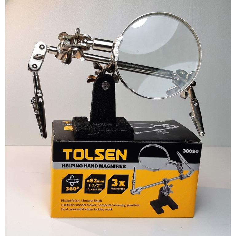 Tolsen Industrial Helping Hand Magnifier 38090, Furniture & Home Living ...