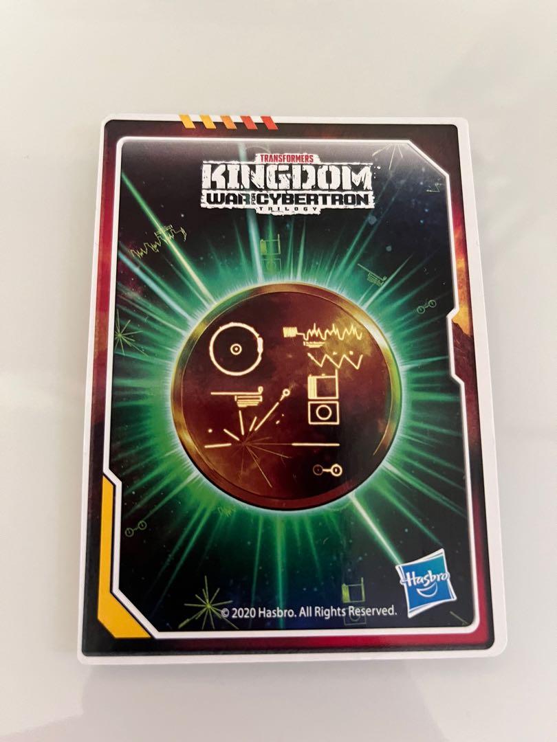 包平郵 Transformers Decepticons Megatron WFC-Kingdom Golden Disc Card 閃卡 ...