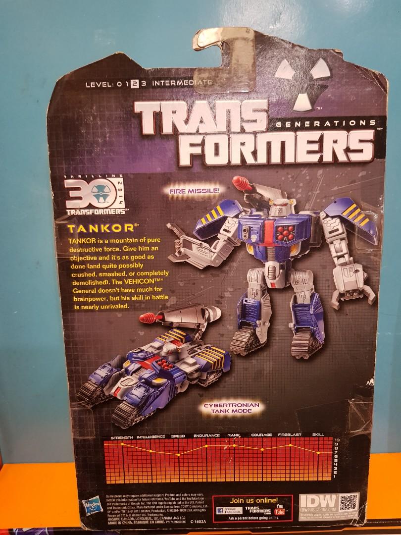 Transformers Generations Tankor, Hobbies & Toys, Collectibles ...