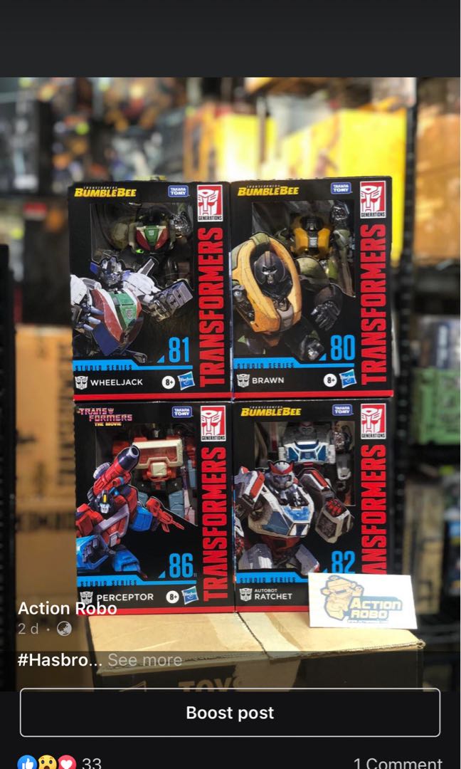 Transformers Studio Series SS80 Brawn SS81 Wheeljack SS82 Ratchet 86-11 ...