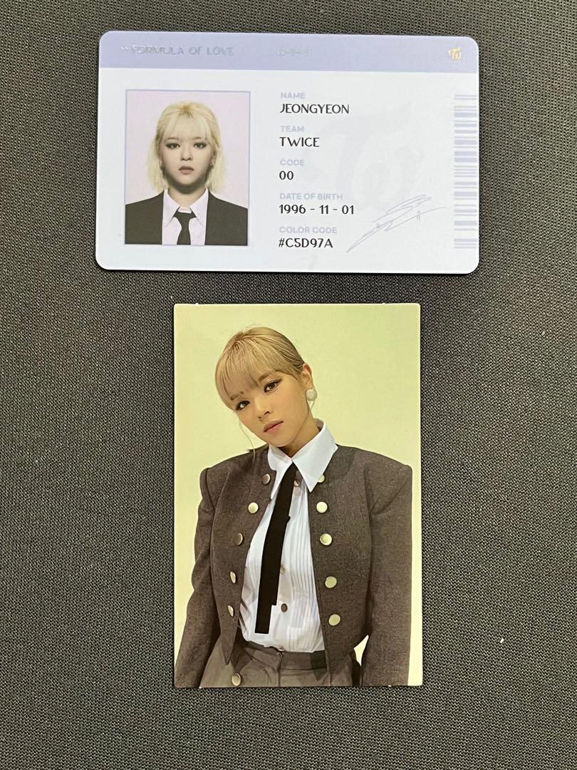 Twice Jeongyeon Photocard and Scientist Card FOL EWO, Hobbies & Toys ...