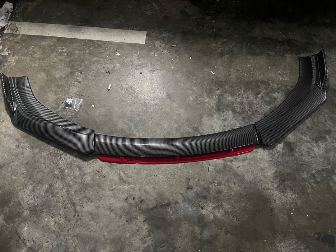 Universal front bumper lip & Universal car rod 20cm, Car Accessories ...