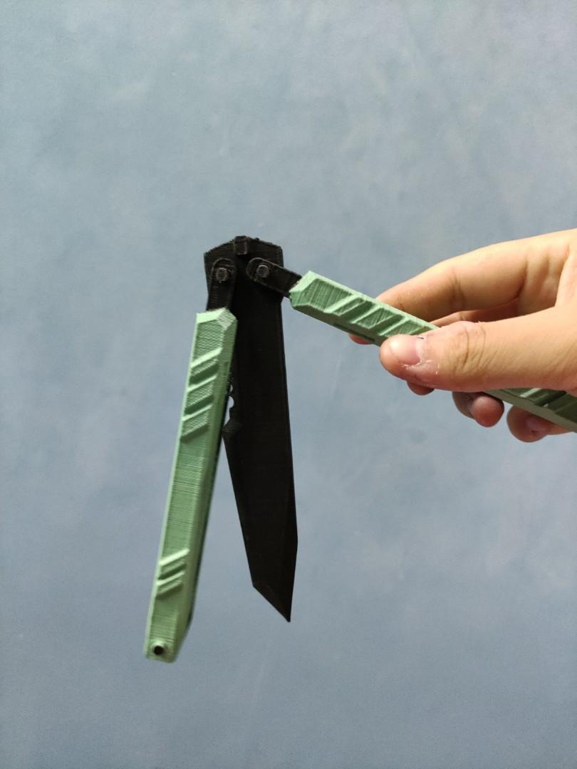 Valorant Recon Balisong, Hobbies & Toys, Toys & Games on Carousell