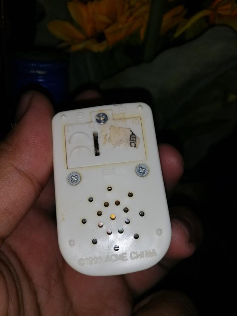 VINTAGE 1997 ACME MINIATURE TOILET FLUSHING SOUND REFRIGERATOR MAGNET ...