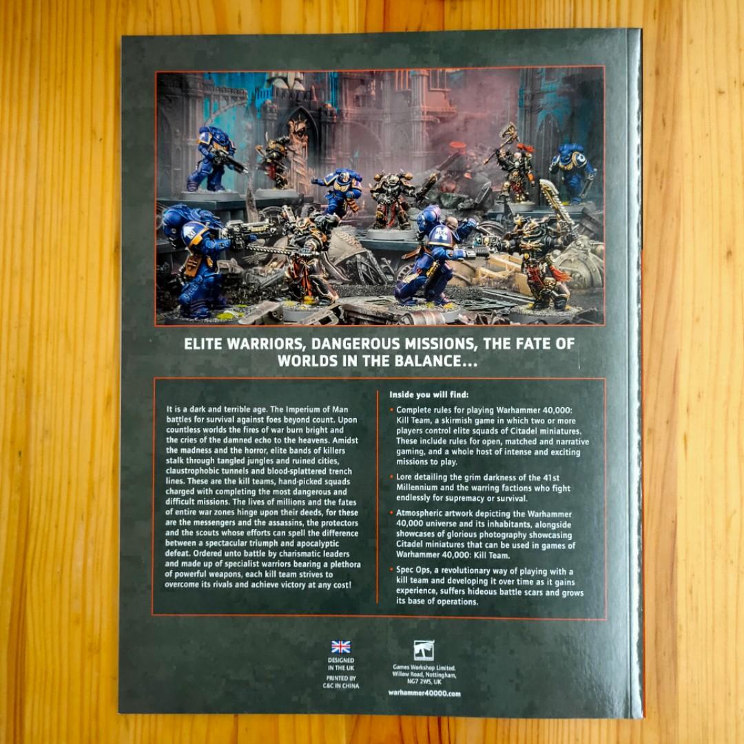 Warhammer 40K Kill Team Full Core Rule Book 2021 + Tac Ops Cards NEW ...