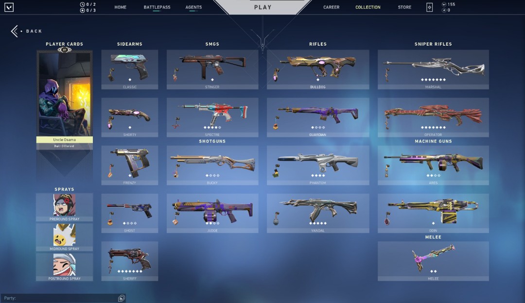 WTS 11 premium skin 3 knives stacked Valorant Val account, Video Gaming ...