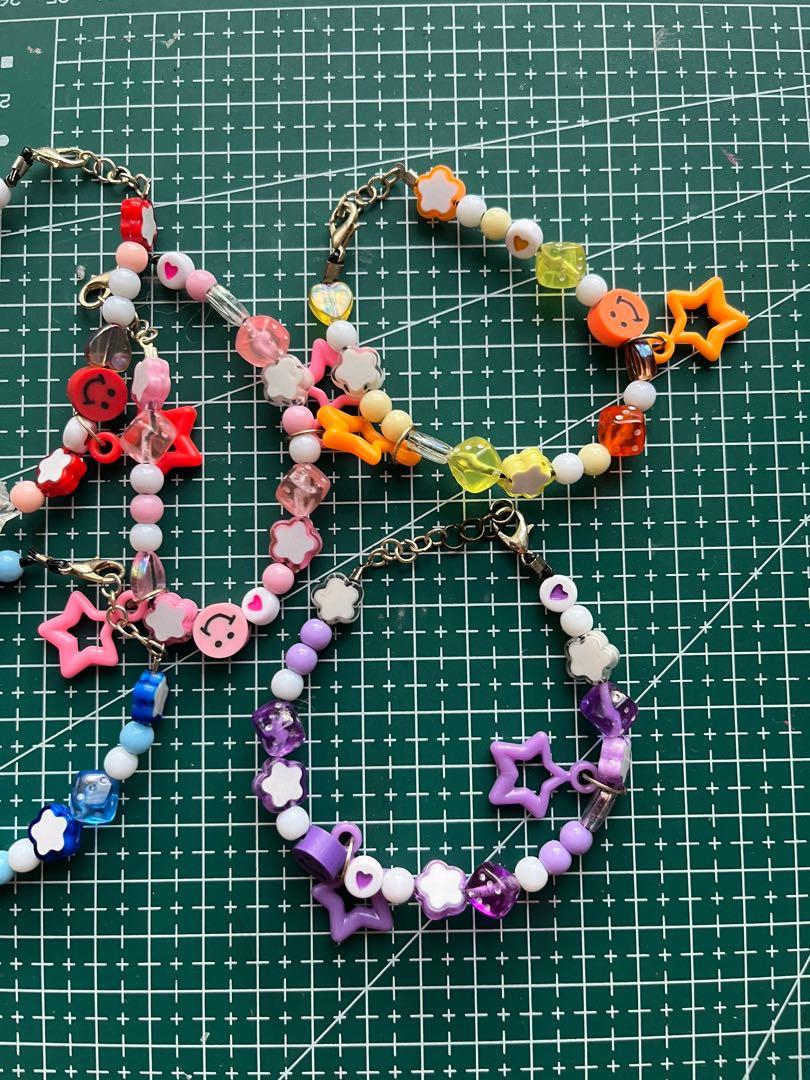 y2k beaded friendshii bracelets, Women's Fashion, Jewelry & Organizers ...