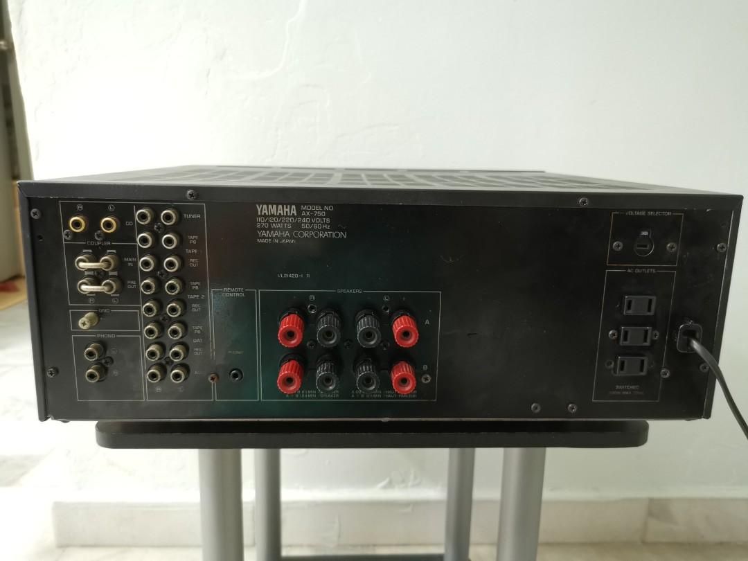 Yamaha AX-750 Natural Sound Stereo Amplifier with Phono MM /MC and ...