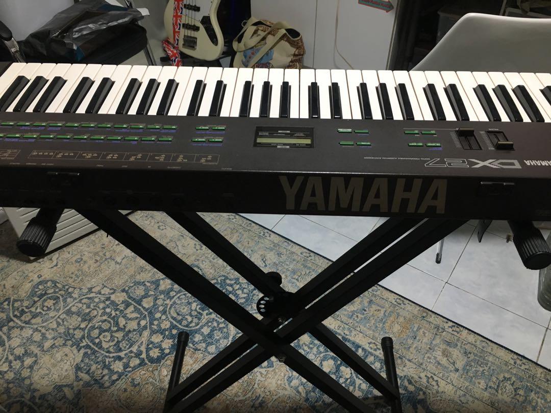 Yamaha DX27 Keyboard Synthesizer (1985), Hobbies & Toys, Music & Media ...