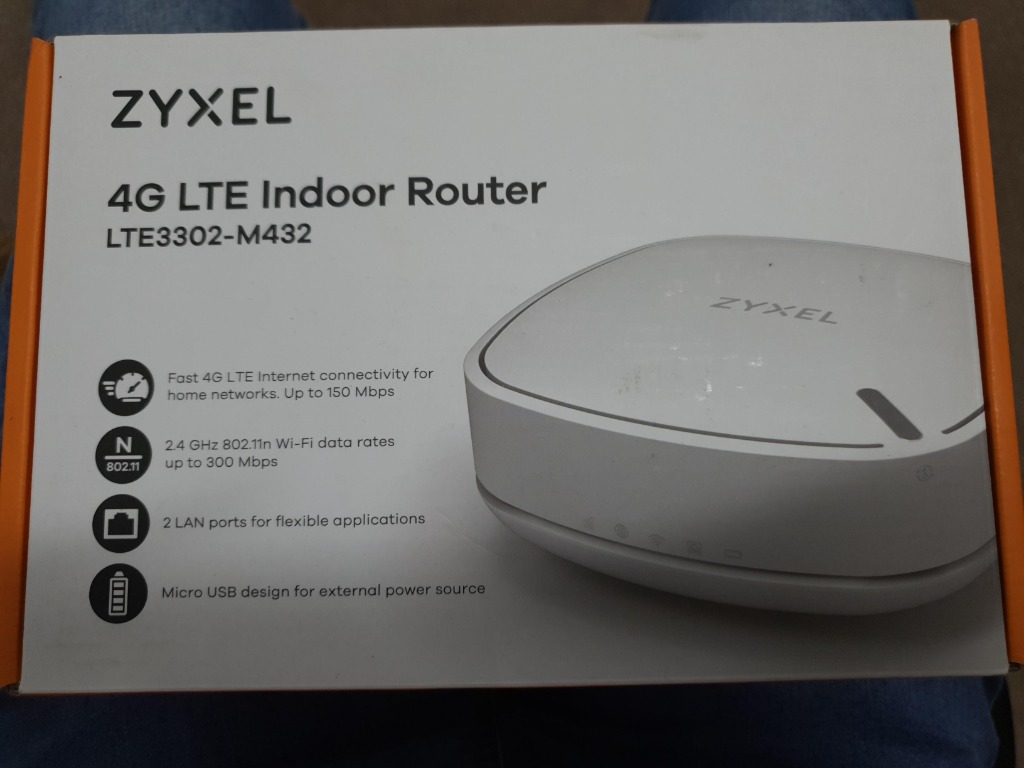 ZYXEL 4G LTE Indoor Router LTE3302-M432, Computers & Tech, Parts ...