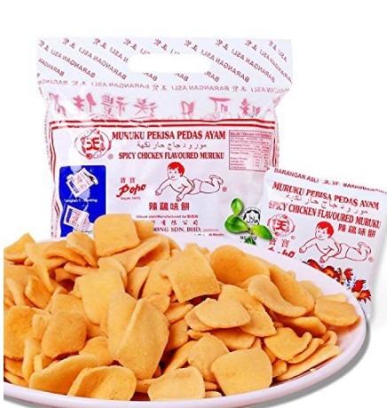 (10x12g) POPO Muruku Ikan Original Biscuit Snacks Chips Snacks Tidbits ...