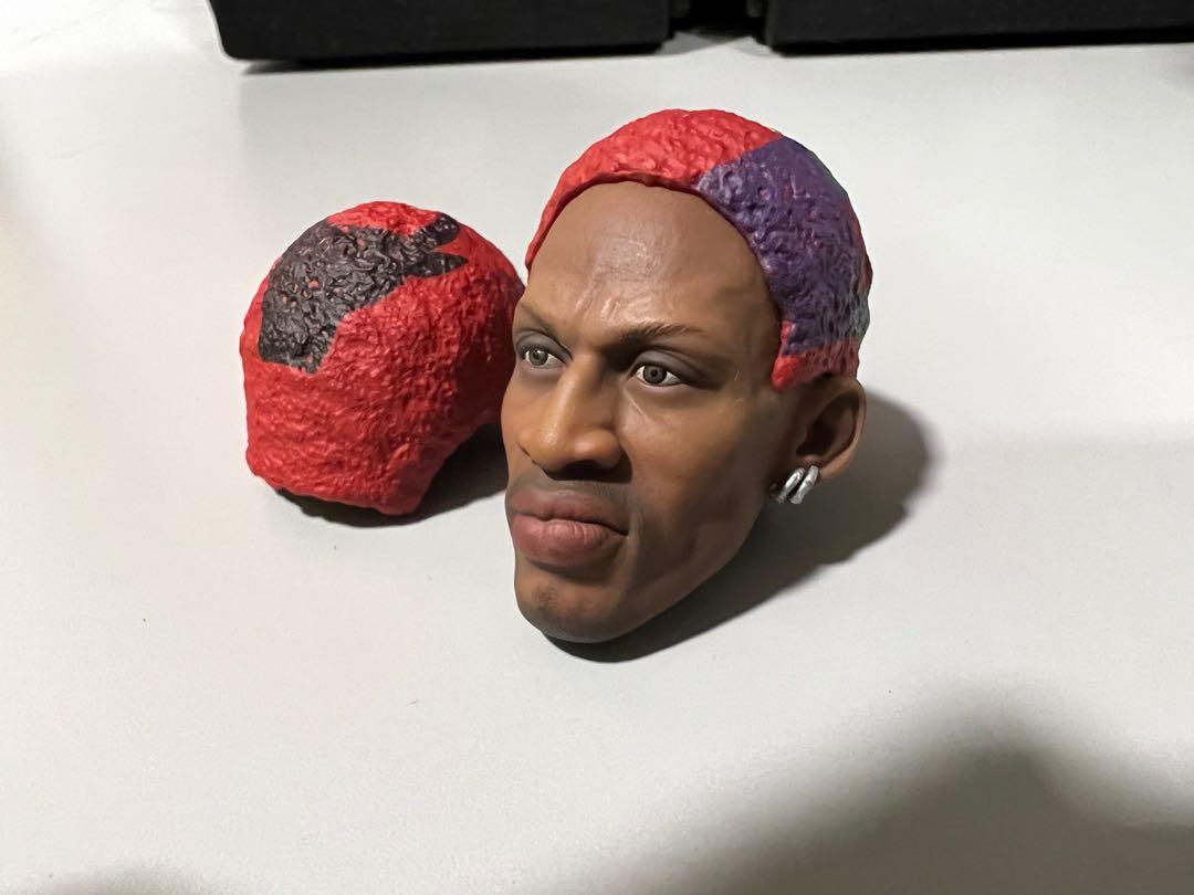 1/6 Dennis Rodman head sculpt with extra hair storm toys enterbay Hot ...