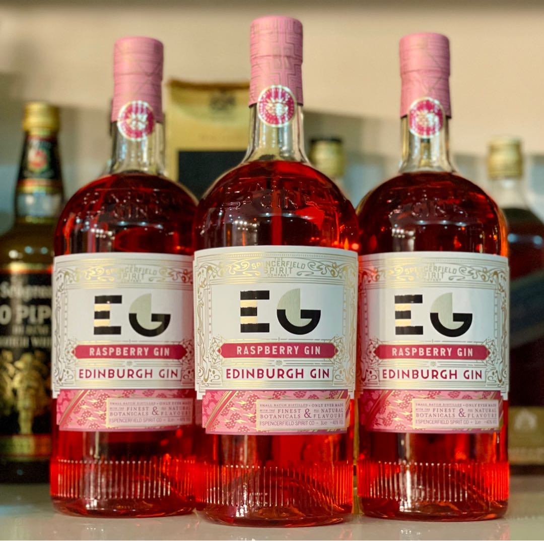 1L Edinburgh Raspberry Gin premium 1000ml, Food & Drinks, Beverages on ...