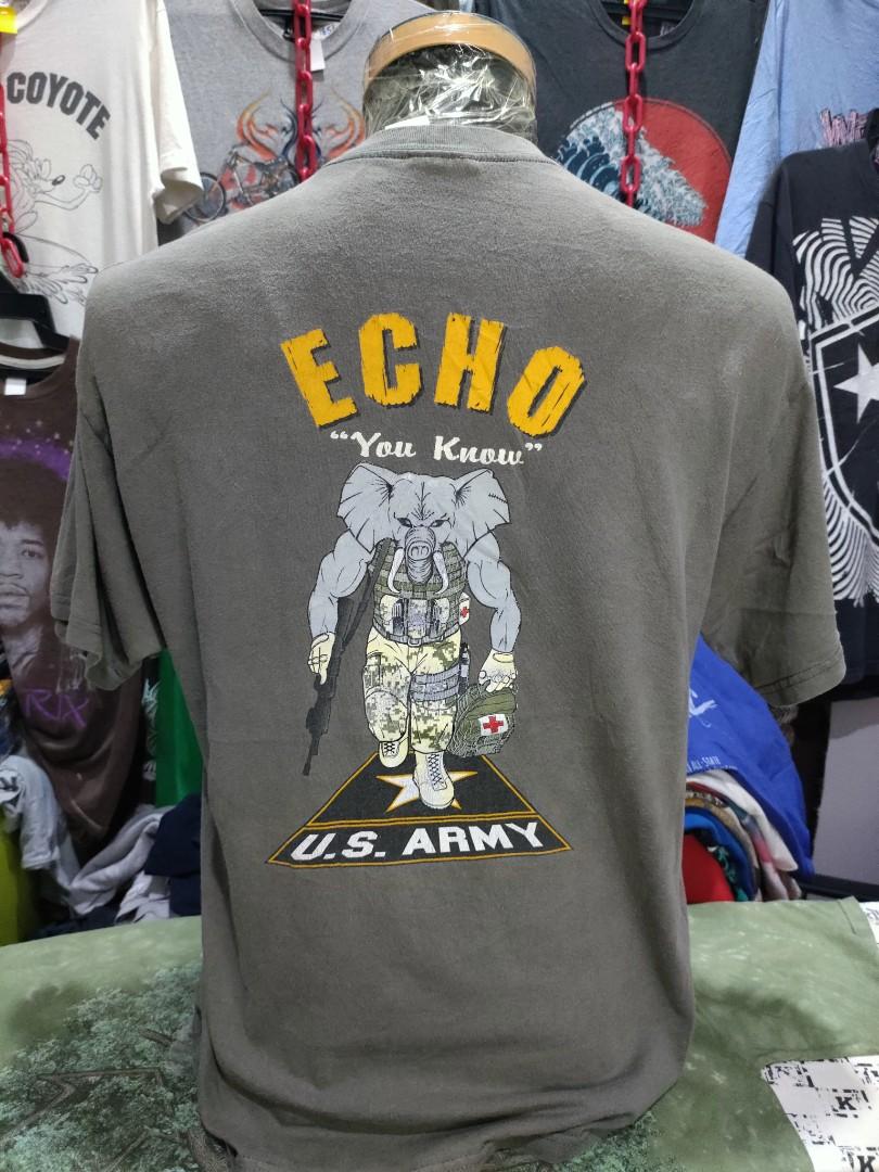 (21) ECHO | US ARMY, Men's Fashion, Tops & Sets, Tshirts & Polo Shirts ...