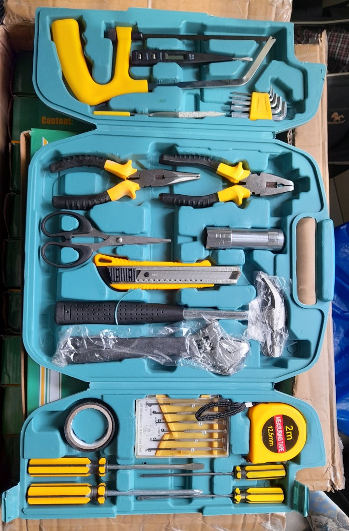 27 piece Utility Tools with case, Furniture & Home Living, Home ...