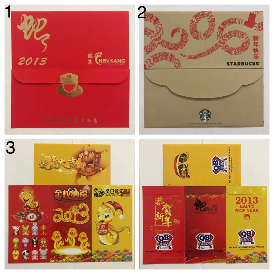 🐍 Snake Zodiac Red Packet Ang Pow Hong Bao, Hobbies & Toys, Stationery ...