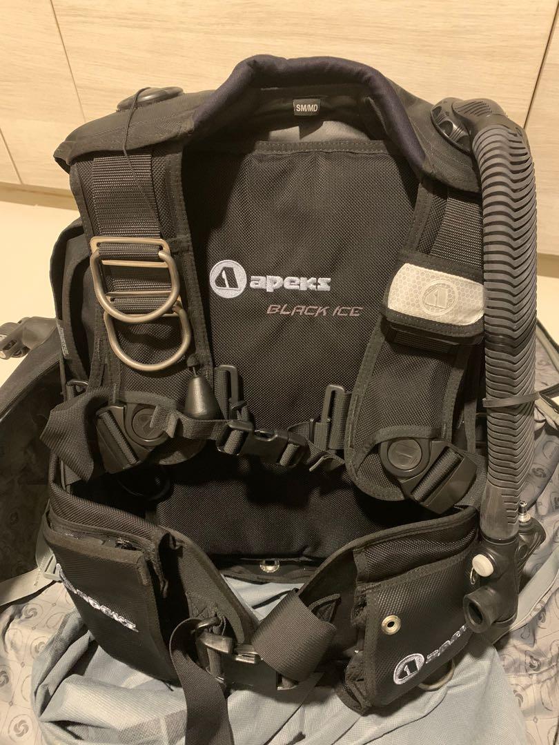 Apeks Black Ice BCD, Sports Equipment, Sports & Games, Water Sports on ...