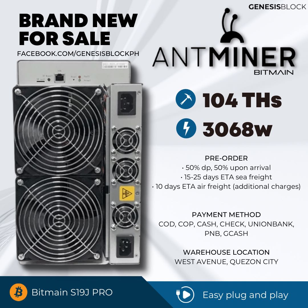 ASIC MINER BITMAIN ANTMINER CANAAN AVALON GOLDSHELL, Computers & Tech ...