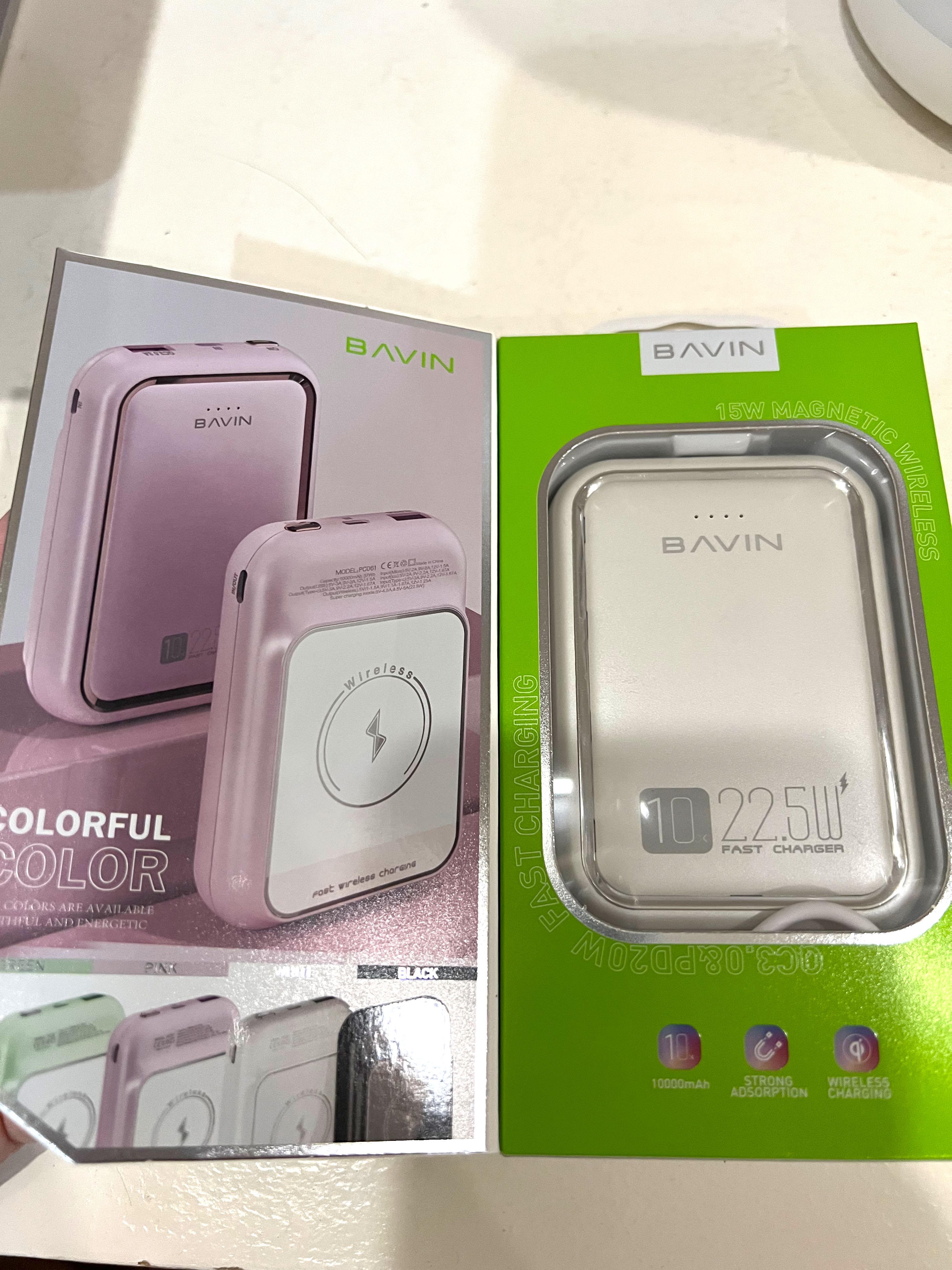 Authentic Bavin Magnetic Magsafe Wireless 10,000 mah Powerbank, Mobile ...