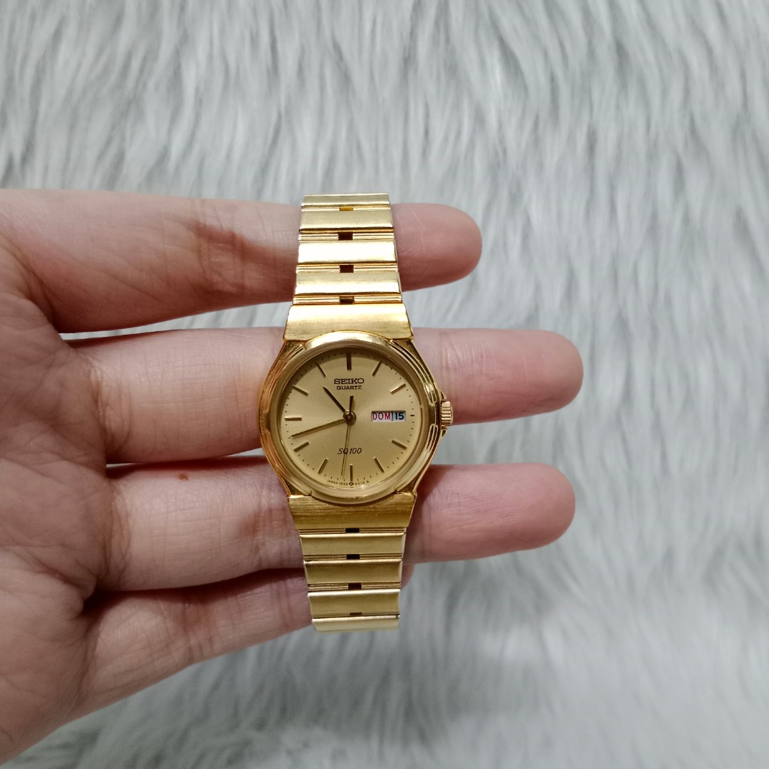 Authentic Seiko Gold Watch, Women's Fashion, Watches & Accessories ...