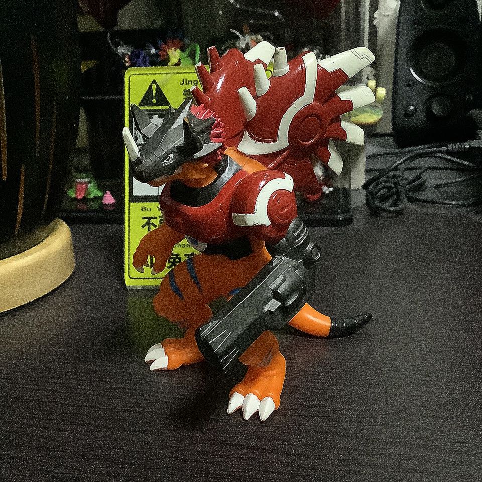 Bandai digimon sofubi 2006 rizegreymon, Hobbies & Toys, Collectibles ...