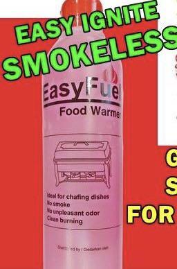 Easy fuel food warmer.Grill fire starter gel . Bbq food Warmer gel 1000 ...