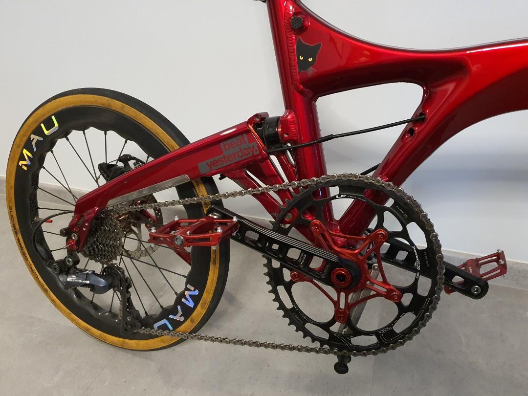 Birdy 3 Deep Candy Red upgraded! Ridea / Colorplus / RevoPro / Ultegra ...