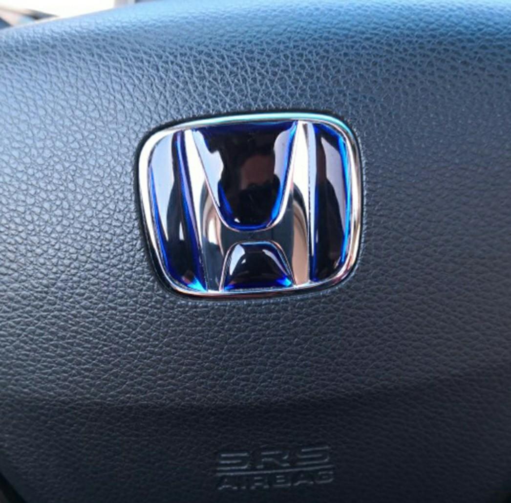Blue sticker set for honda logo for Honda fit/jazz Gk model, Car ...