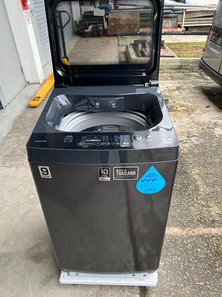 BRAND NEW DISPLAY SET - TOSHIBA TOPLOAD 9KG WASHING MACHINE, TV & Home ...