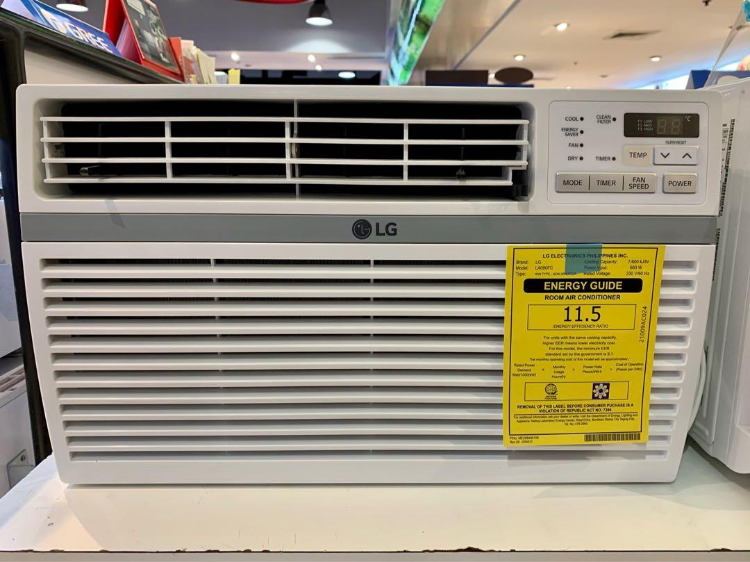 Brand New LG Window-type Aircon with Remote Control (Non-Inverter) 0 ...